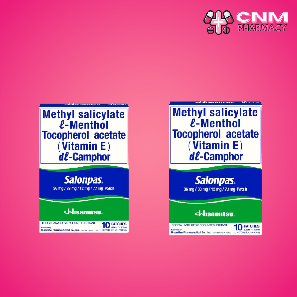 Salonpas Medicated Patch 10s ( Pain Relief Patch ) | Shopee Philippines