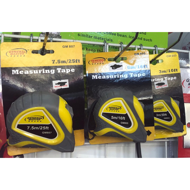General Master Measuring Tapes | Shopee Philippines