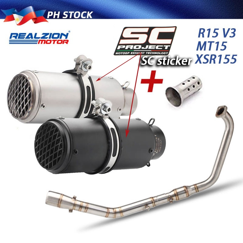 REALZION For SC Project R15 V3 Mt15 Xsr155 Xsr 155 Mt 15 Full Exhaust ...