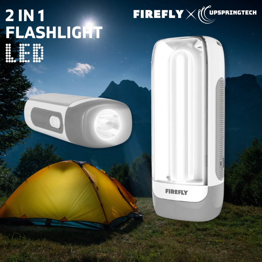 FIREFLY FEL563 Handy Portable Rechargeable LED Flashlight 2 in 1 Torch ...