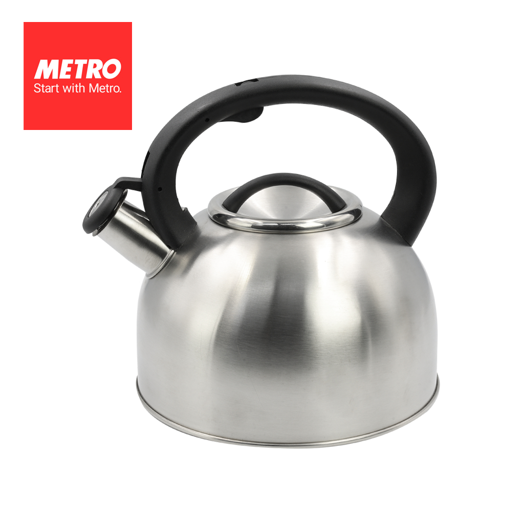 Metro Cookwares Whistling Kettle 3L Stainless Steel MWK 5332 | Shopee ...