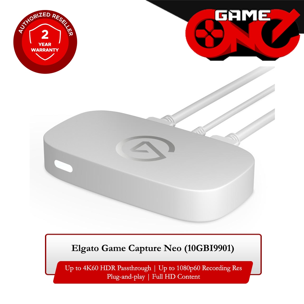 Elgato Game Capture Neo USB Portable Capture Card (10GBI9901) | Shopee ...