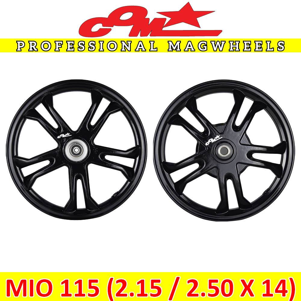 COMSTAR MIO 115 SOUL / SPORTY (2.15X14 & 2.50X14) Magwheels Set ...
