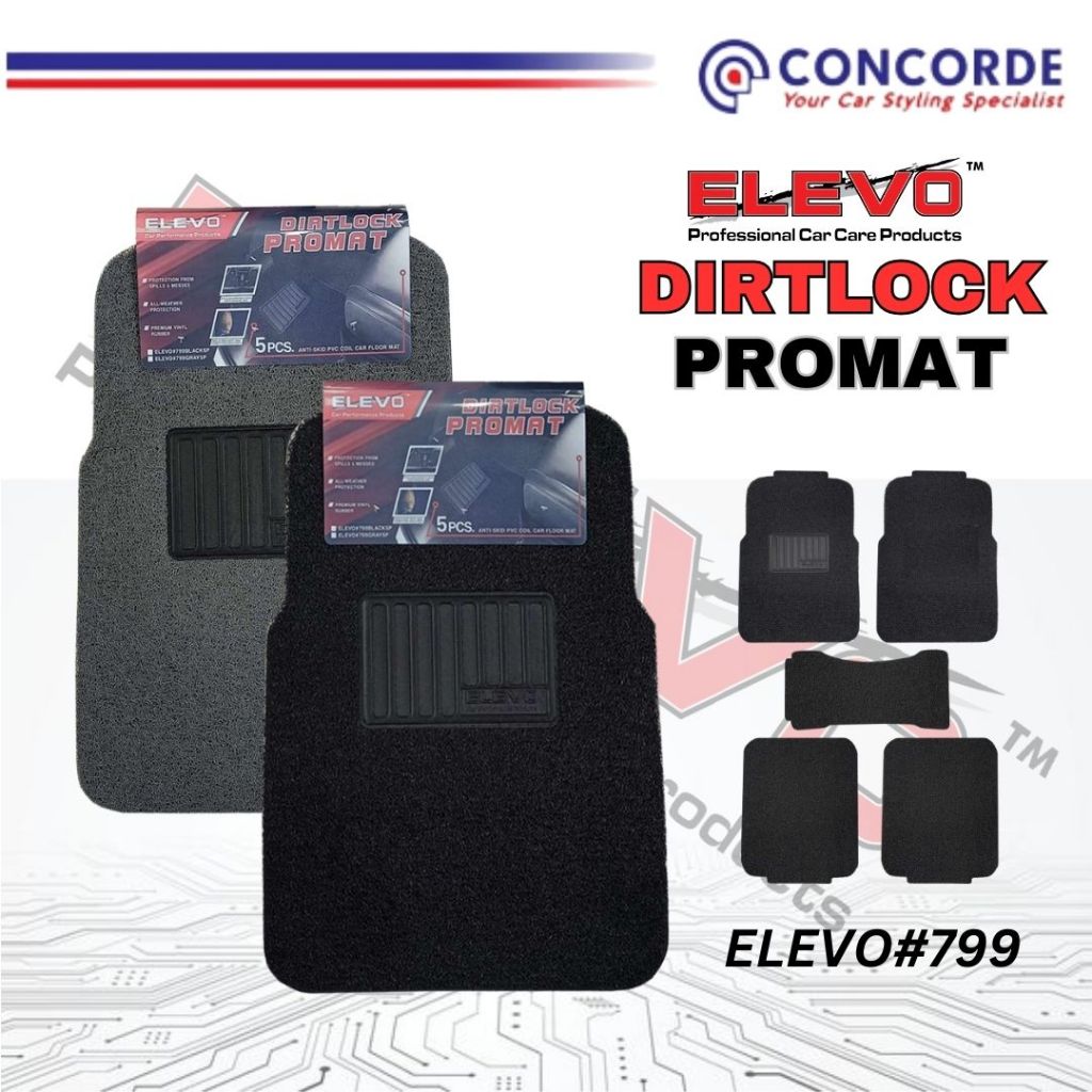 ELEVO PVC COIL MAT SET5PC | Shopee Philippines