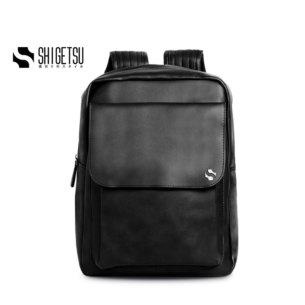 Shigetsu Leather Backpack Collection for Men Bag for School | Shopee ...