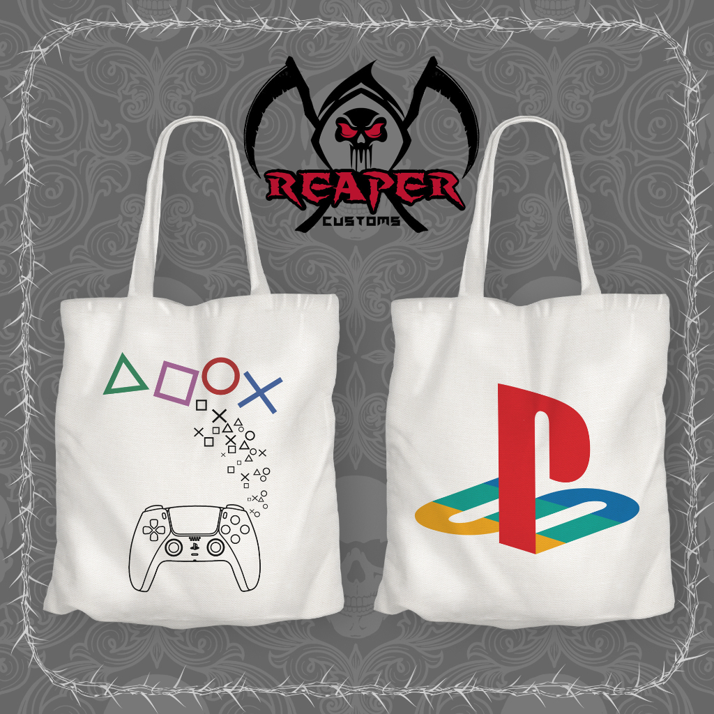 PlayStation Tote Bag | Gamer Tote Bag, Cyberpunk, Last of Us, Ghost of ...