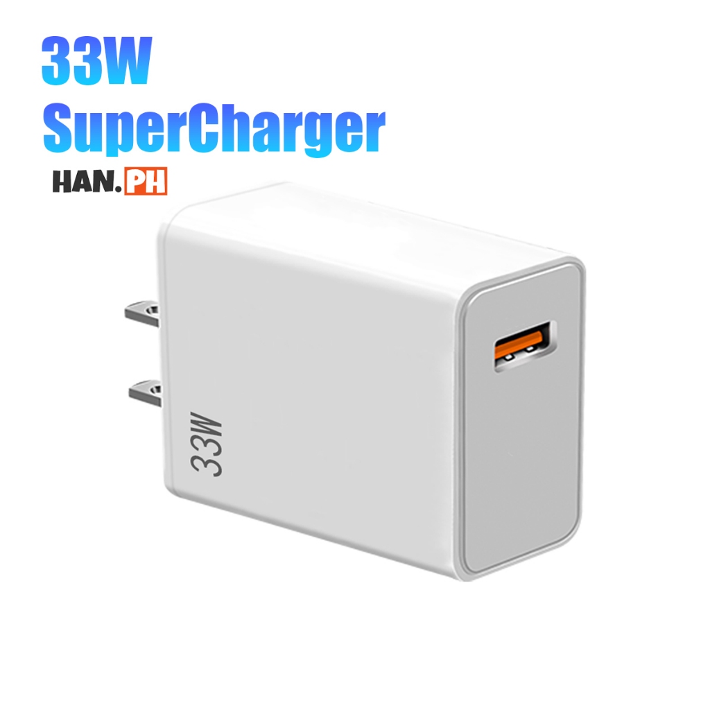 33W Supercharger Fast Charger Wall USB Charger Travel Universal QC5.0 ...