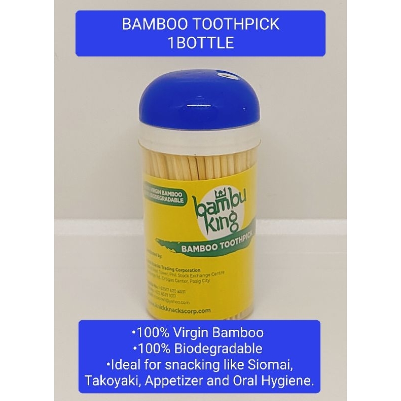 TOOTHPICK 1BOTTLE (BAMBU KING) | Shopee Philippines