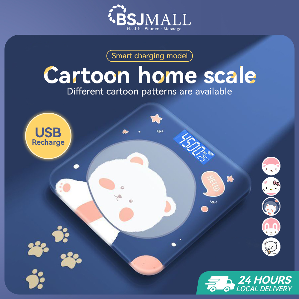 BSJ Digital electronic Cartoon cute Weight scale for weight loss ...