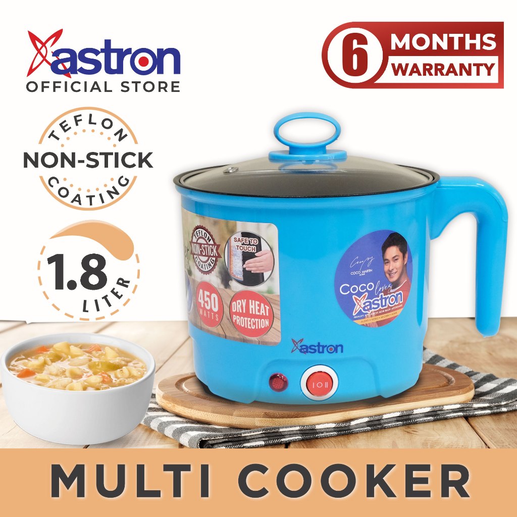 Astron Pot Cooker Blue 1.8L 450W Multi cooker Electric cooker Electric ...