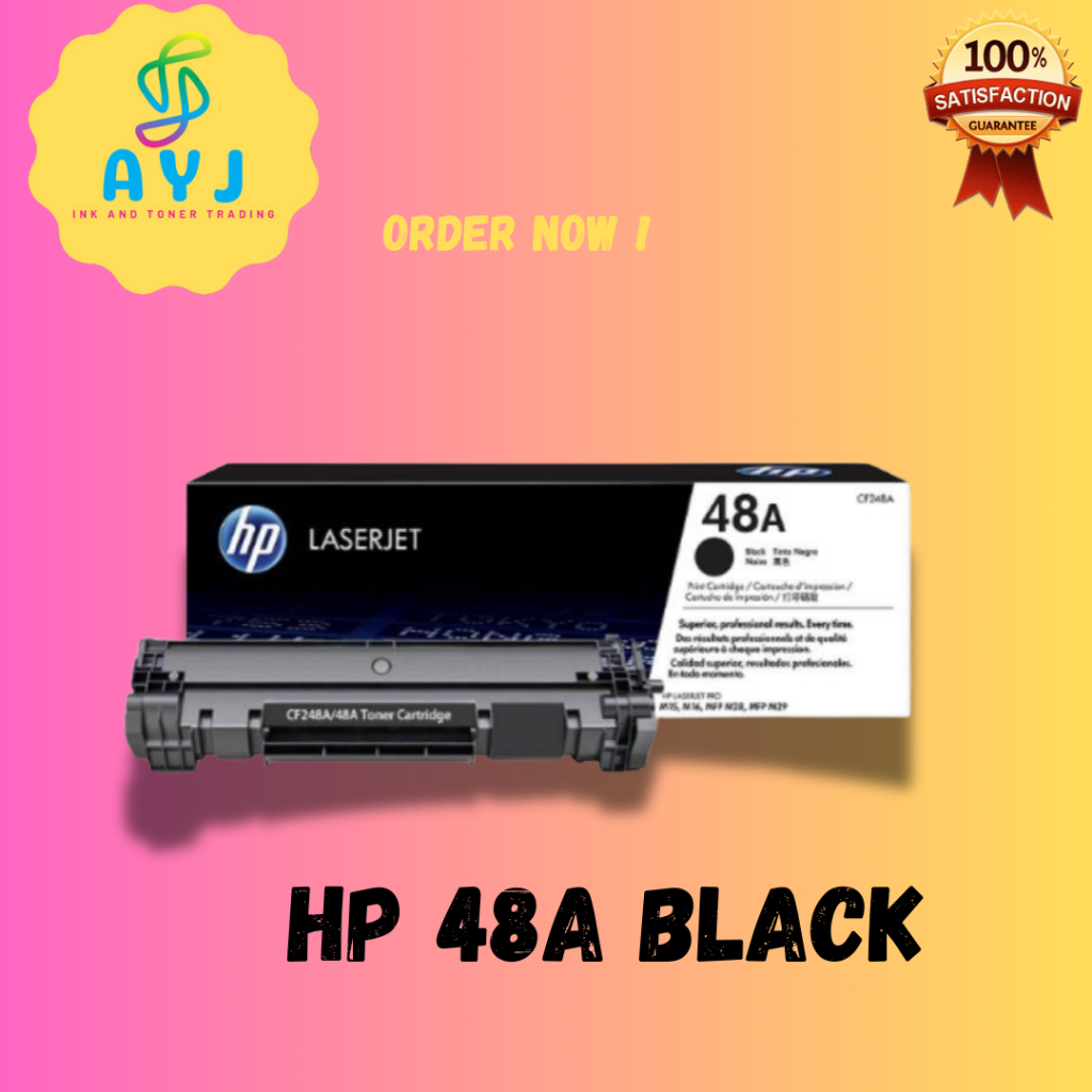 HP 48A Black (CF248A) Original LaserJet Toner Cartridge | Shopee ...