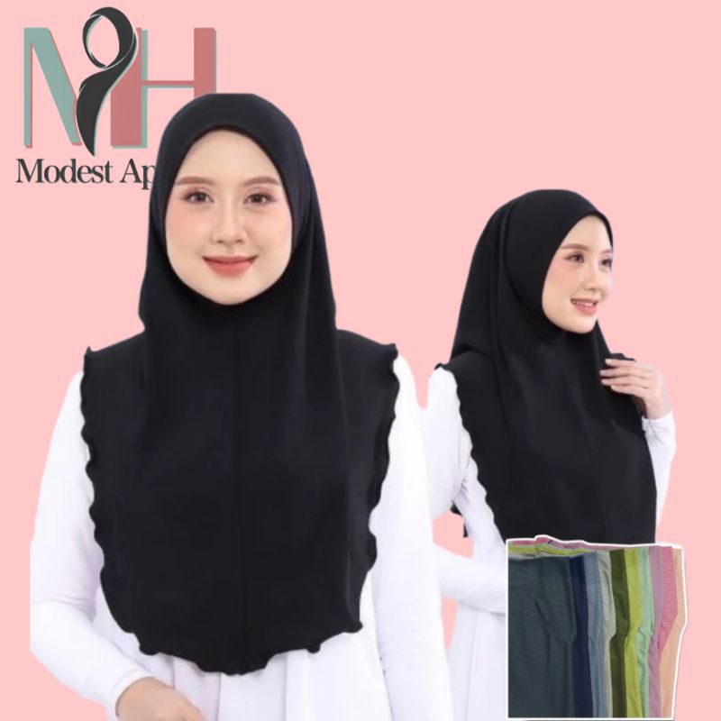 M&H Seamless LAYLA Tudung Instant Hijab Uniqlo Knitted Malaysian Sukob ...