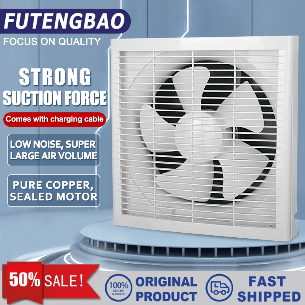 Wall mounted exhaust fan 6 inch 8 inch 10 inch 12 inch kitchen window ...