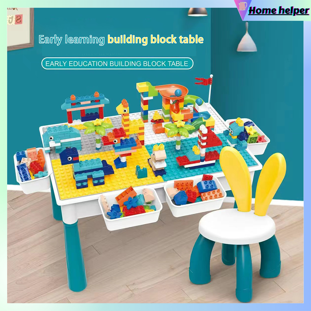 Building Blocks Table and Chair Set Study and Play Set Table ...