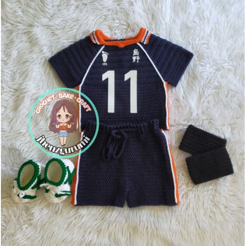 Kei Tsukishima crochet costume (haikyuu) | Shopee Philippines