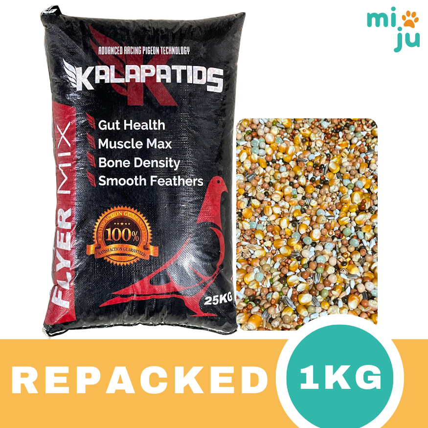 Kalapatids Flyer Mix 1kg Repacked - For Pigeons | Shopee Philippines