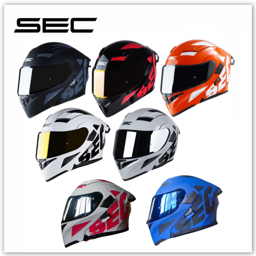Sec Modular Helmet for Motorcycle - Whirlwind Solid Gloss/Matte (M-XL ...
