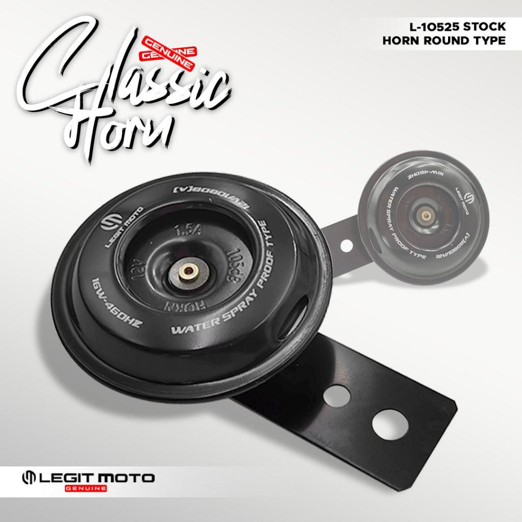 LEGITMOTO CLASSIC HORN ROUND TYPE L-10525 105DB 16W-460HZ WATER SPRAY ...