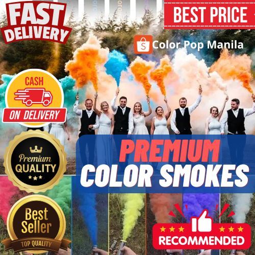 PREMIUM COLOR SMOKE STICK GENERATOR GENDER REVEAL PRENUP WEDDING DEBUT ...