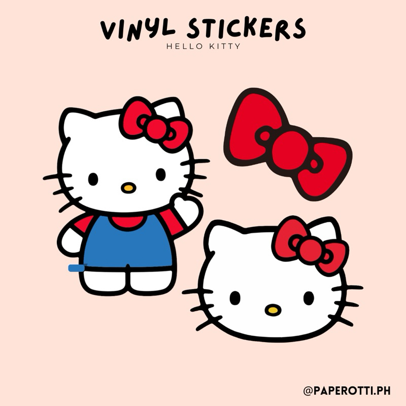 Hello Kitty Sanrio Waterproof Sticker | Waterproof Vinyl Sticker ...
