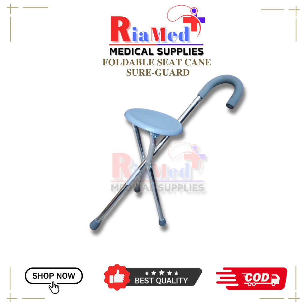 FOLDABLE SEAT CANE SURE-GUARD | Shopee Philippines