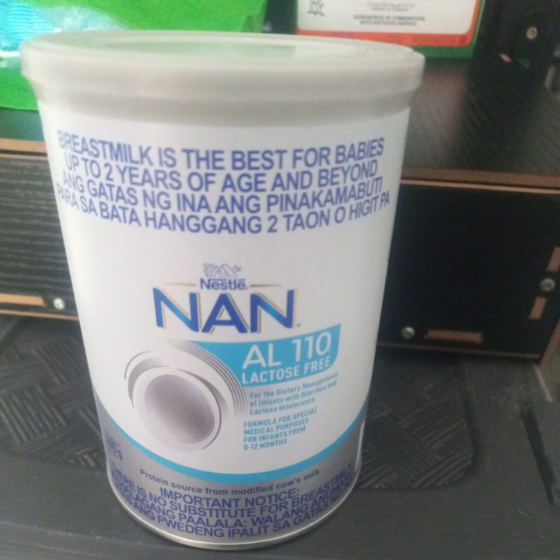 Nan AL 110 lactose free 0-12 mos. 400g | Shopee Philippines