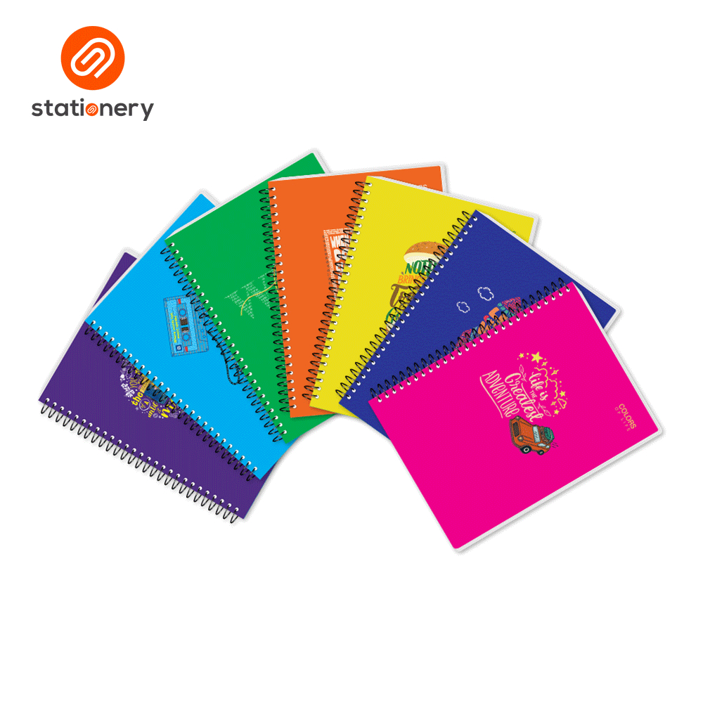 Advance Colors of Life Spiral Notebook 80lvs Pack of 7 | Shopee Philippines