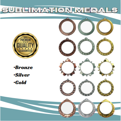 Sublimation Printable Medal Gold/Silver/Bronze | Shopee Philippines