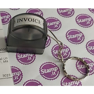 Pre-layout INVOICE Stamp KT Mini 10mm x 28mm | Shopee Philippines