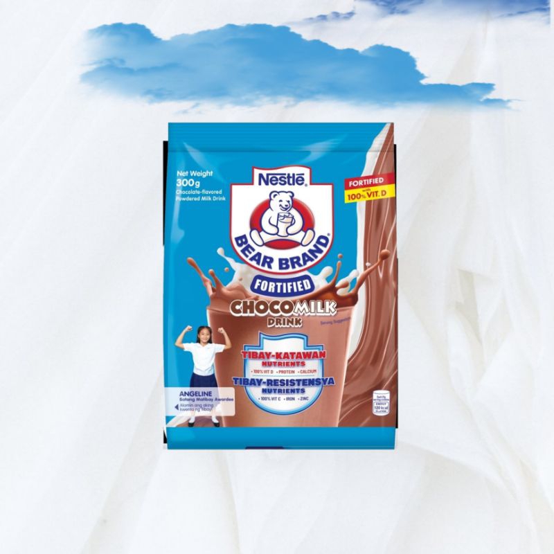 BEAR BRAND Fortified Choco Powdered Milk Drink | Shopee Philippines