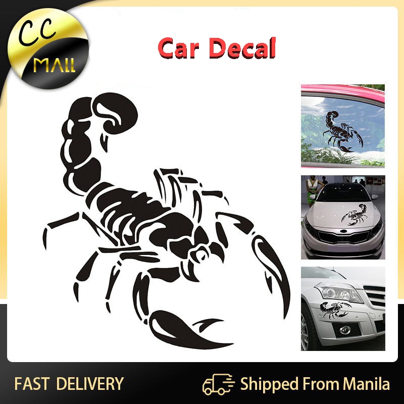 3D Scorpions Decorative Stickers Scorpion Car Stickers 3D Waterproof ...