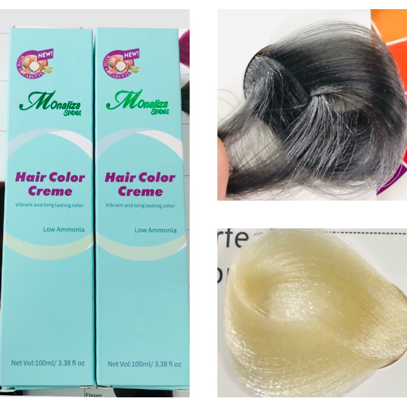 #3 Monaliza Hair Color Cream Hair Dying Cream Low Ammonia Permanent ...