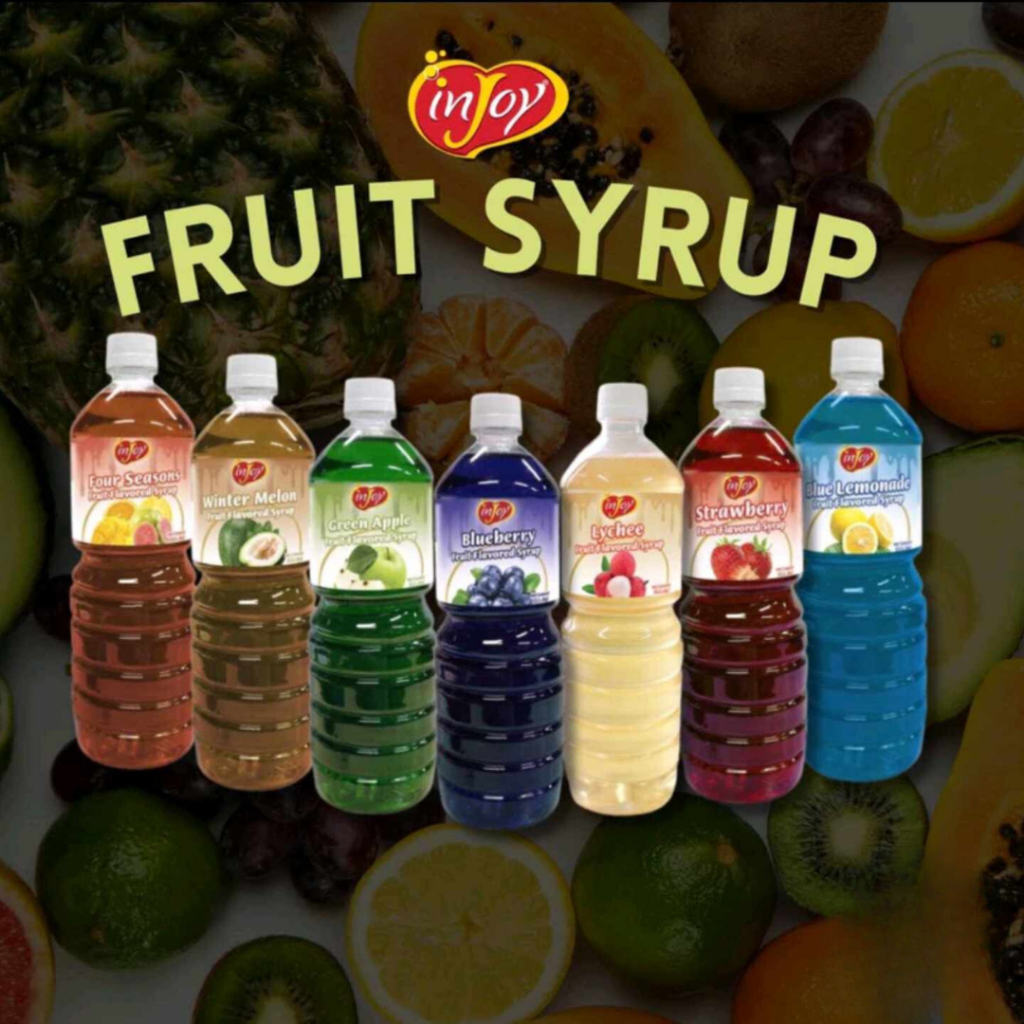 Injoy Fruit Flavored Syrup for Desser & Drinks | Shopee Philippines