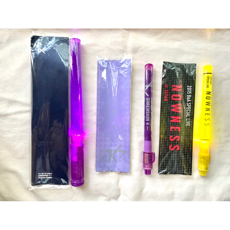 Unsealed Official f(x) 1st concert Dimension 4 / BoA penlight ...