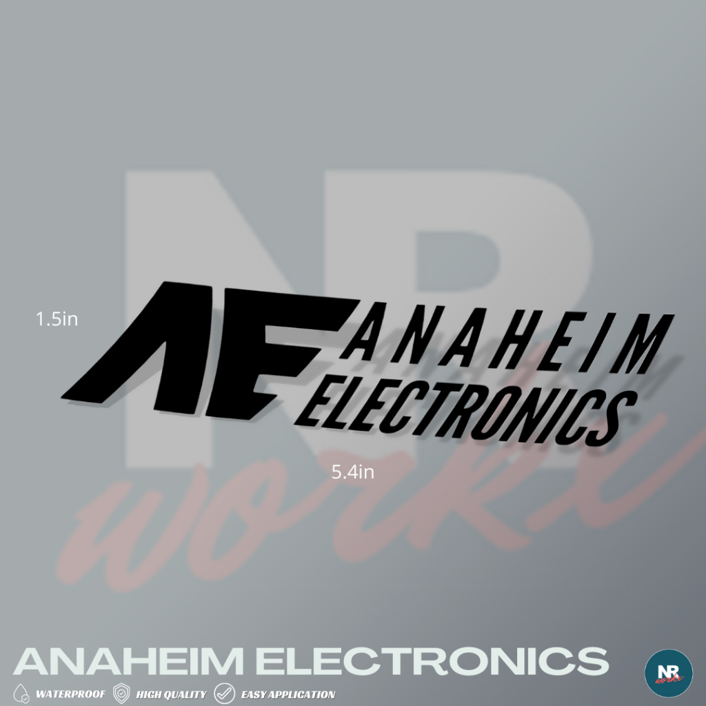 Anaheim Electronics Vinyl Decal Gundam Anime Gunpla Sticker | Shopee ...