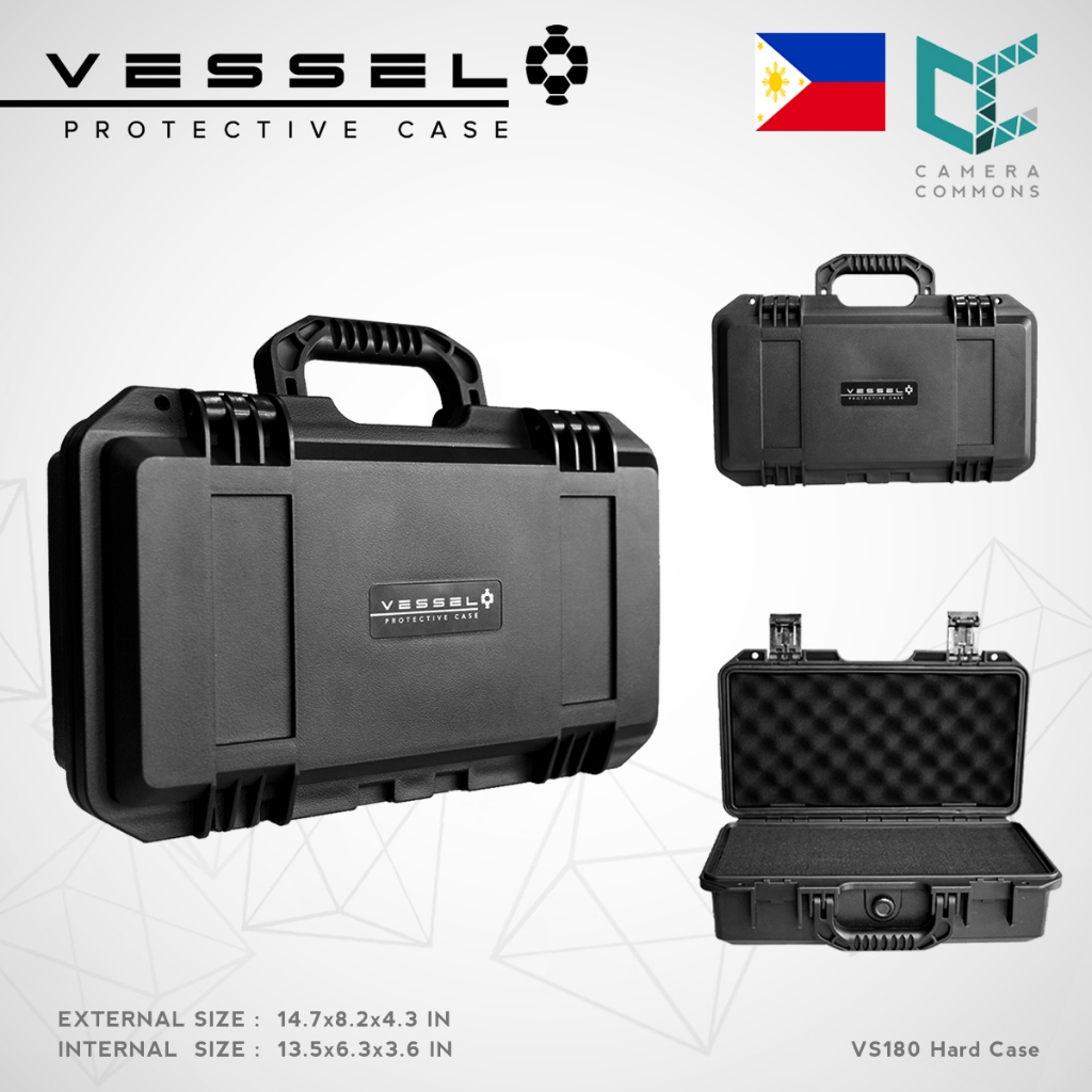 VESSEL VS180 Portable Hard Case for Photography Equipment Tactical ...