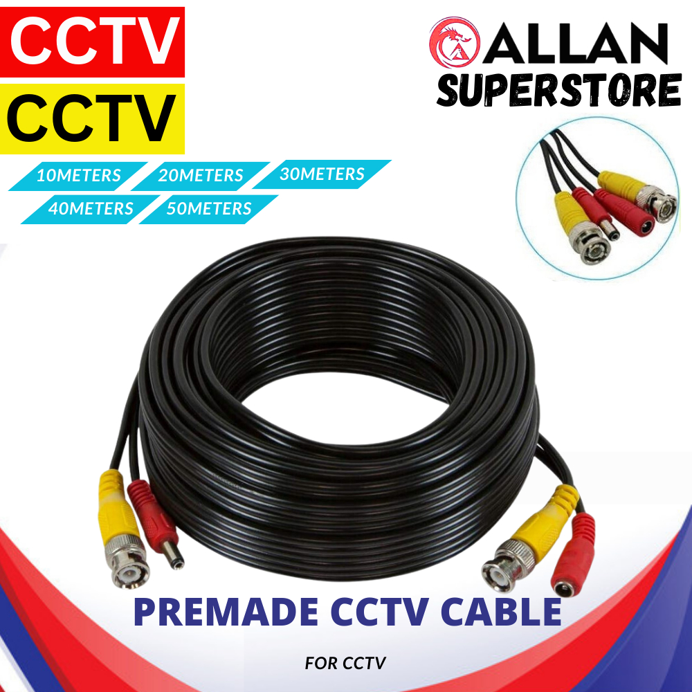 Allan Superstore Premade CCTV Cable | Siamese Cable | Coaxial Cable ...
