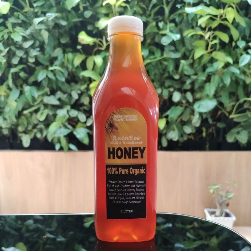 Rainbee Pure Raw Honey Uncultured Organic 1L | Shopee Philippines