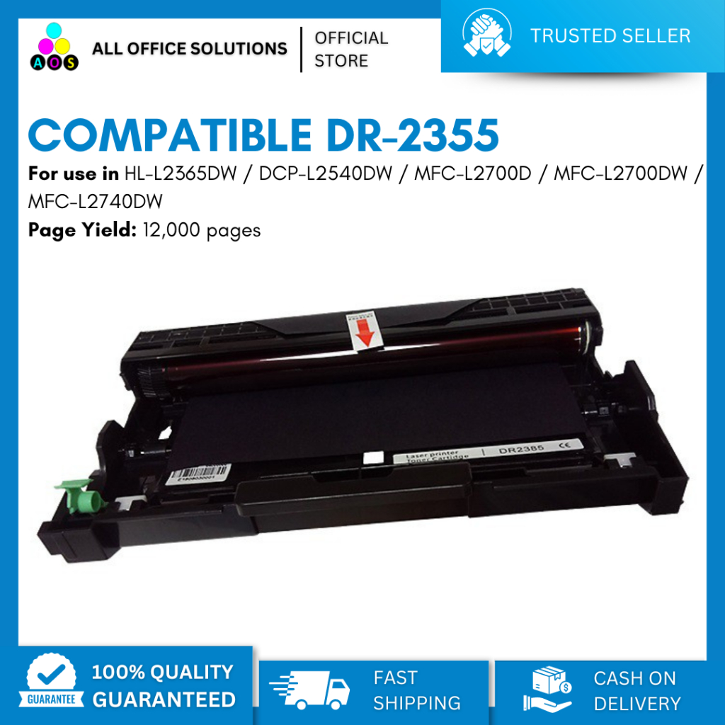 AOS Compatible Drum DR2355 DR 2355 DR-2355 Cartridge for Brother ...