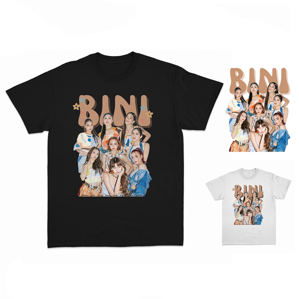 BINI GROUP DESIGN VERSION 2 Inspiration Original Print T-Shirt | Shopee ...