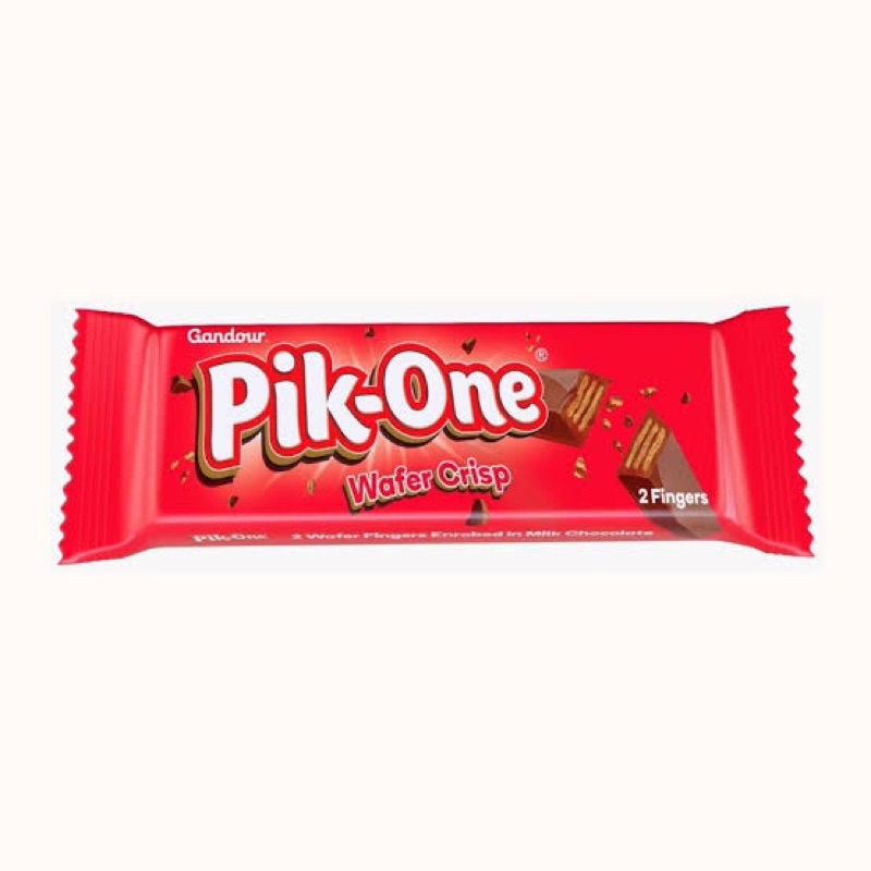 Pik-one chocolate wafer coated chocolate 6pcs imported/middle east ...