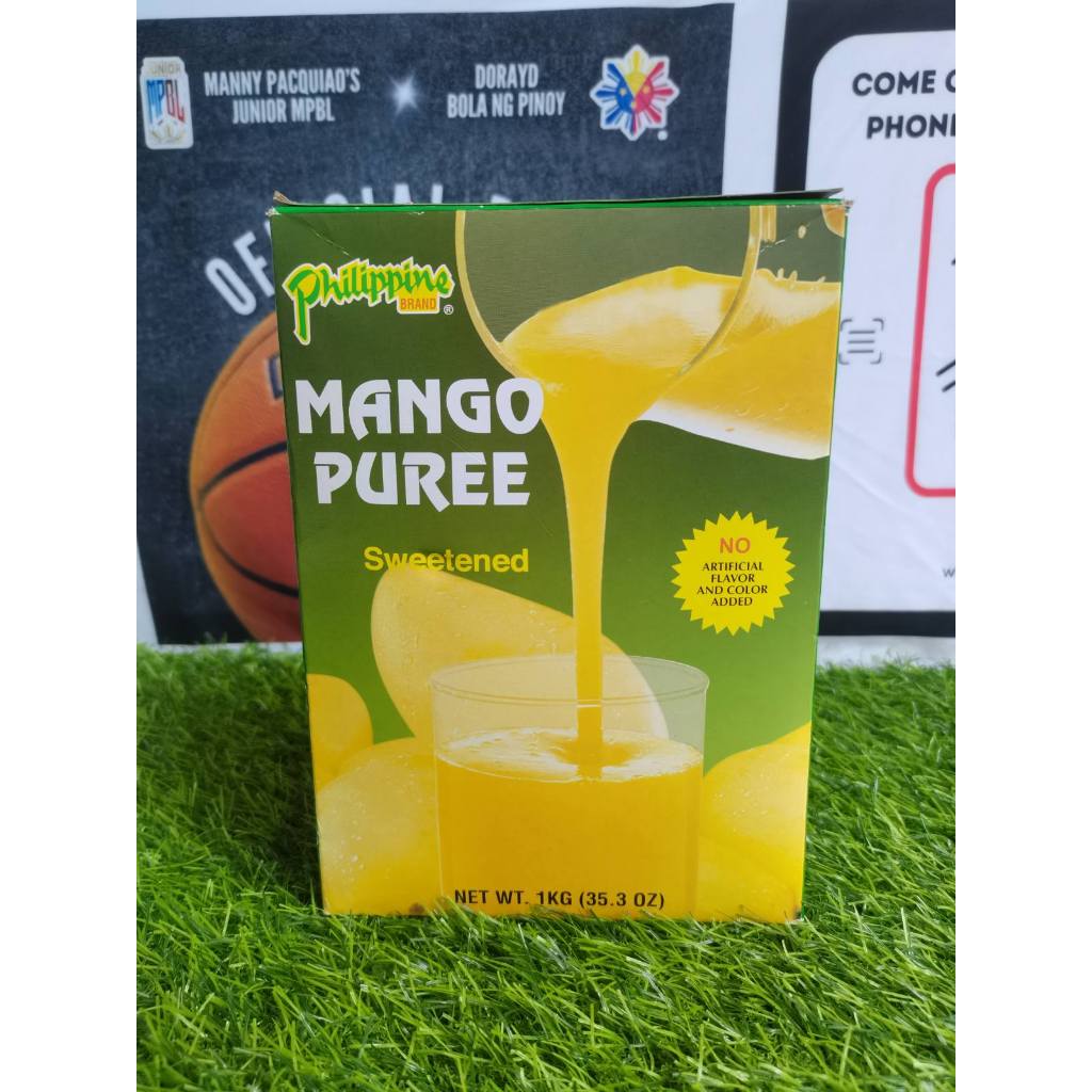 Mango Puree Sweetend Philippine Brand 1kg(35.3OZ) | Shopee Philippines