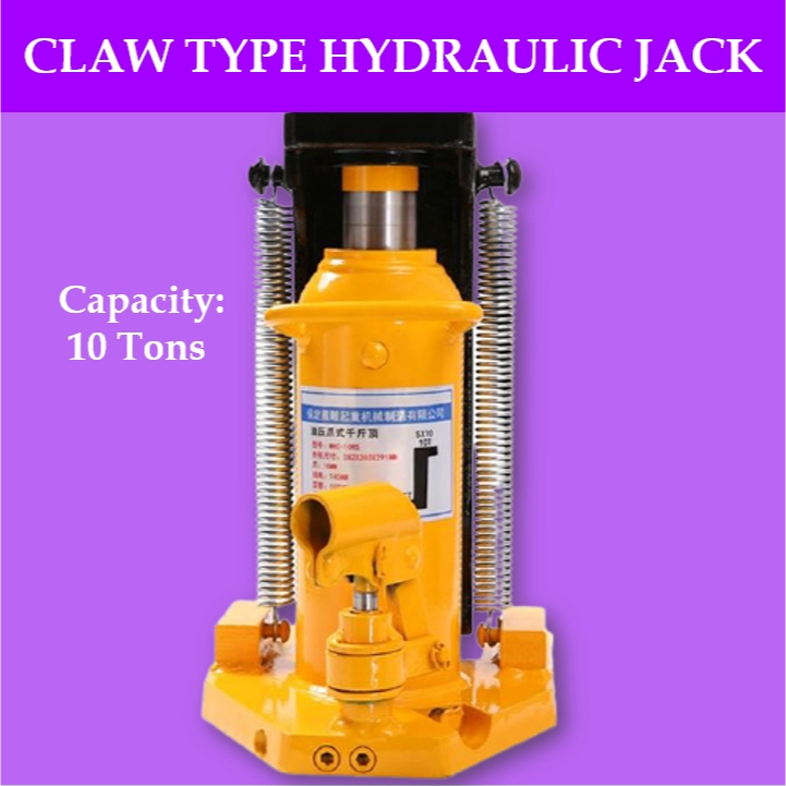 Mago Heavy Duty Mechanical 10 Tons Claw Type Hydraulic Track Jacks ...
