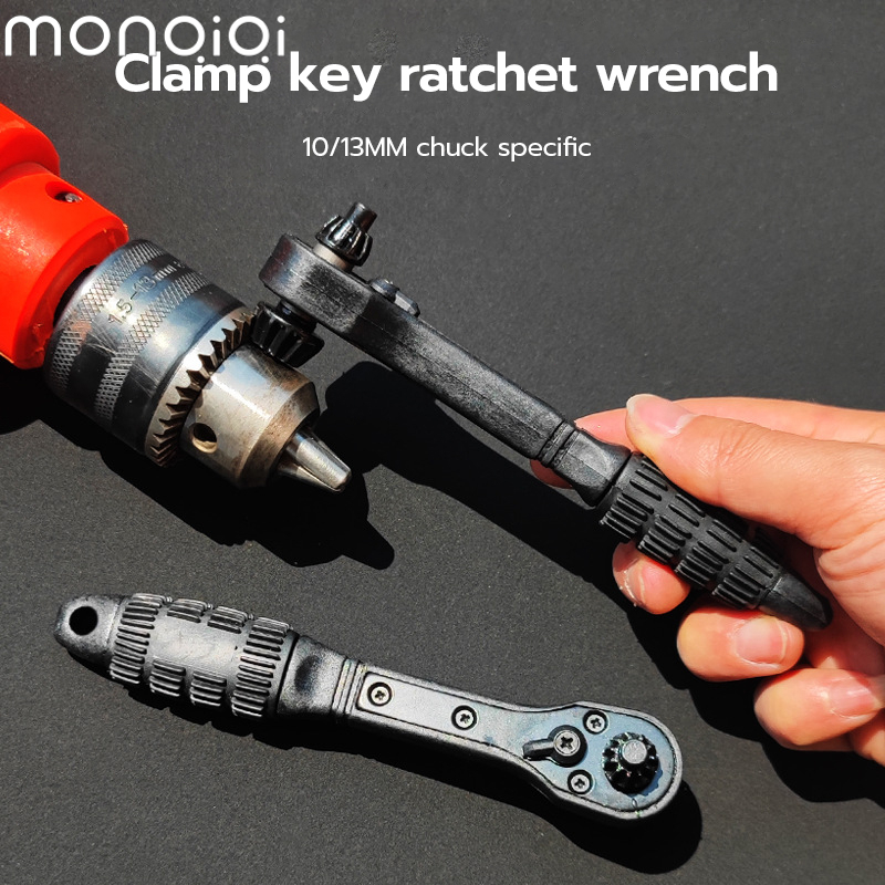All-in-One Hand Implement Dual-Function Tool Acting as a Drill Chuck ...