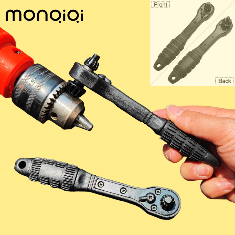 MONQIQI All-in-One Hand Implement Dual-Function Tool Acting as a Drill ...