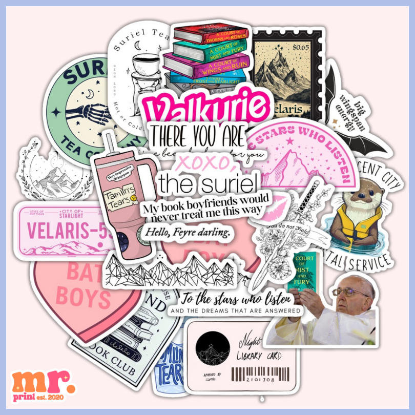 ACOTAR VOL 1 STICKERS A COURT OF THORNS AND ROSES WATERPROOF STICKERS ...