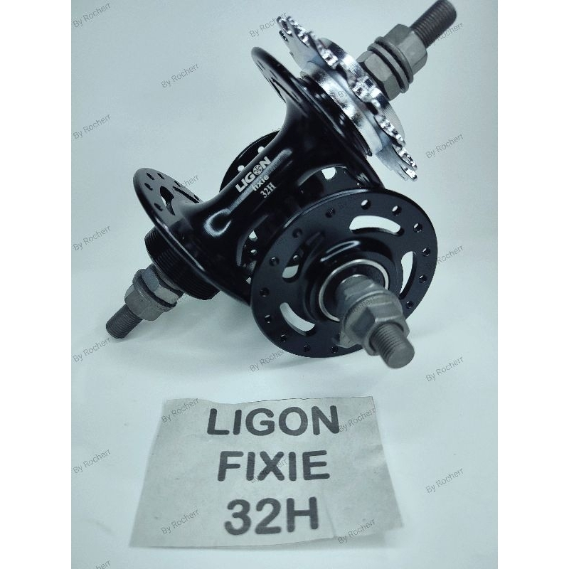 LIGON Fixie Hub High Flange Sealed Bearing 32holes 16T with Cogs and ...