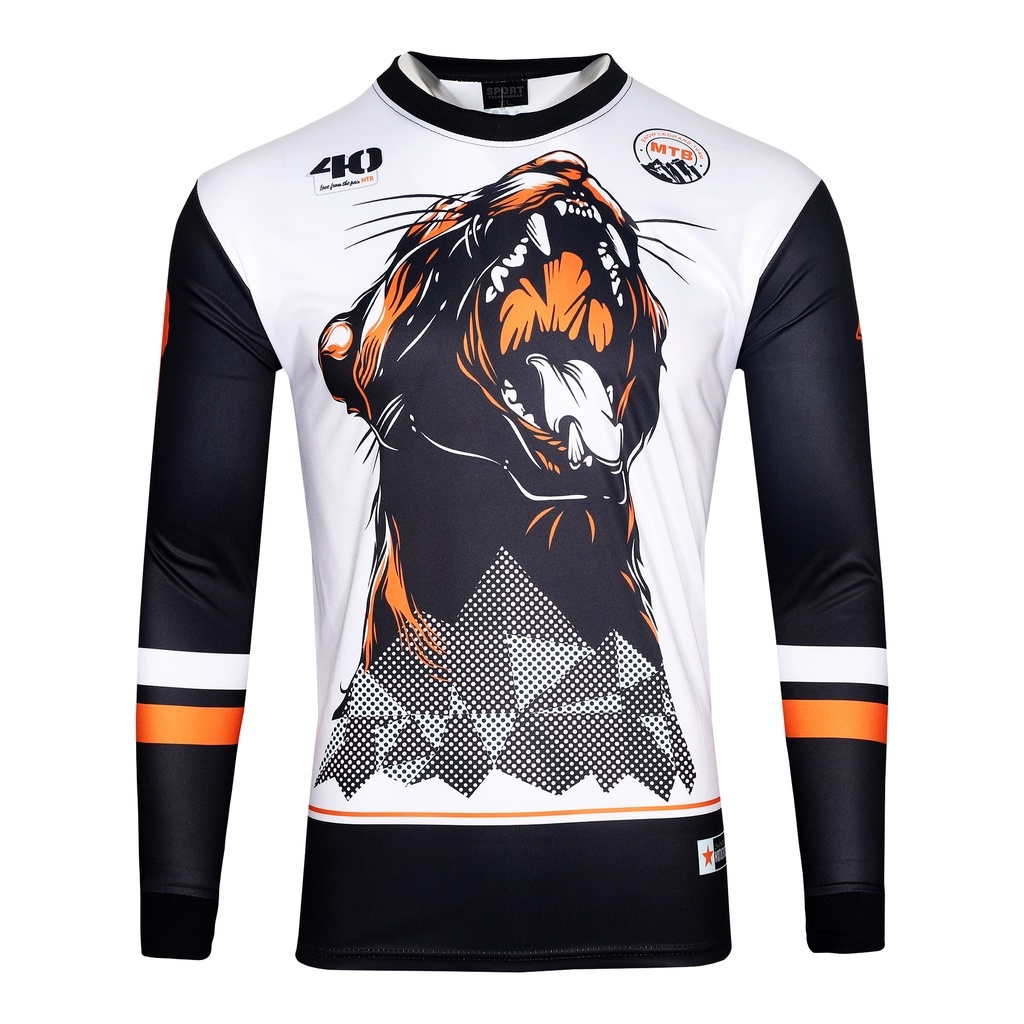 MS Motocross Long Sleeve Jersey For Men Dri Fit Motorcycle Sublimation Shirt Motor MTB Jersey ...