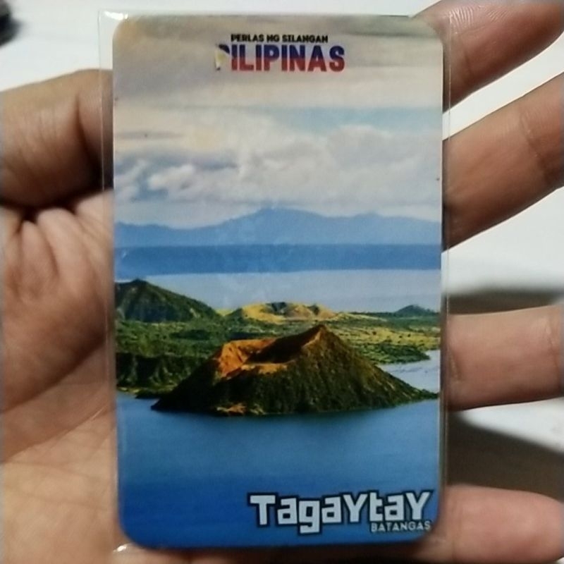Philippines Tourist Spot Design Rubber Ref Magnet Souvenir (Tagaytay ...
