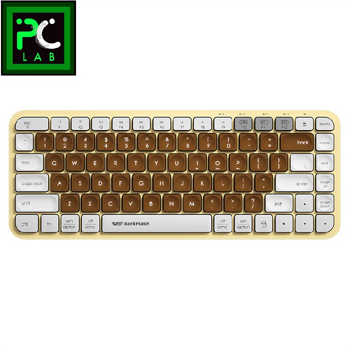 DarkFlash V200 Bluetooth & 2.4G Wireless Keyboard- Mocha | Shopee ...